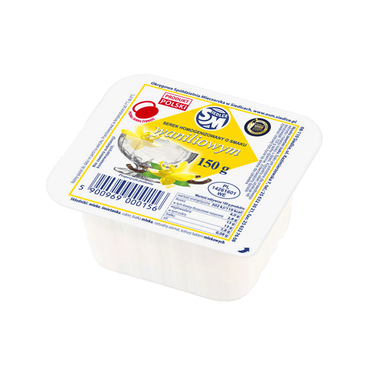 SM SIEDLCE Serek homogenizowany waniliowy Niska cena w ALDI