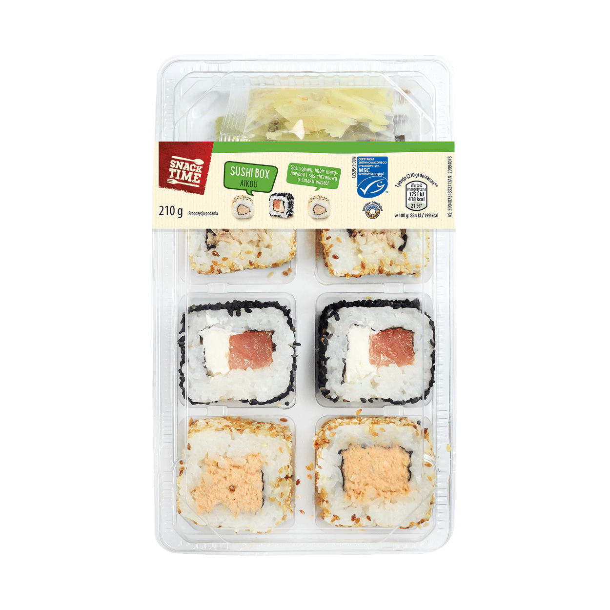 SNACK TIME Sushi box Niska cena w ALDI
