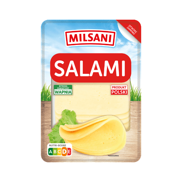 MILSANI Ser Salami Niska cena w ALDI