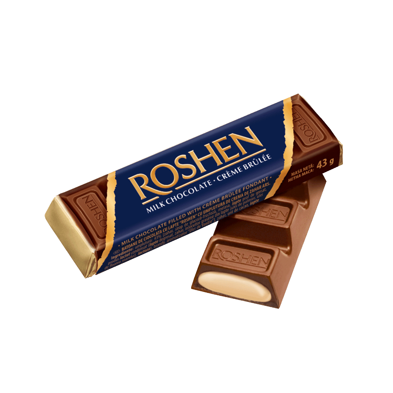 ROSHEN Batonik z nadzieniem crème brûlée Niska cena w ALDI
