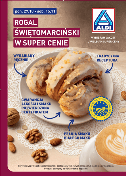 27.10.2025 - Rogale świętomarcińskie w ALDI – regionalne wyroby w ...