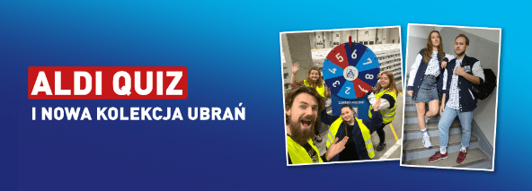 ALDI QUIZ i nowa kolekcja ubrań ALDI