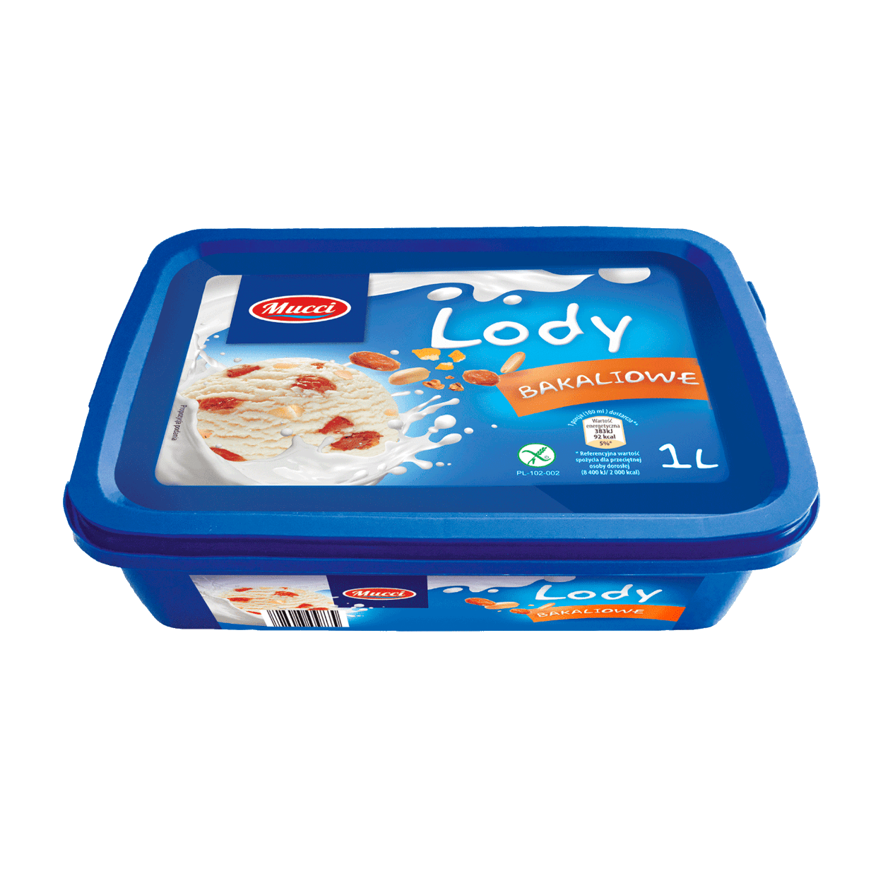 Wycofanie produktu marki MUCCI: Lody bakaliowe 1l