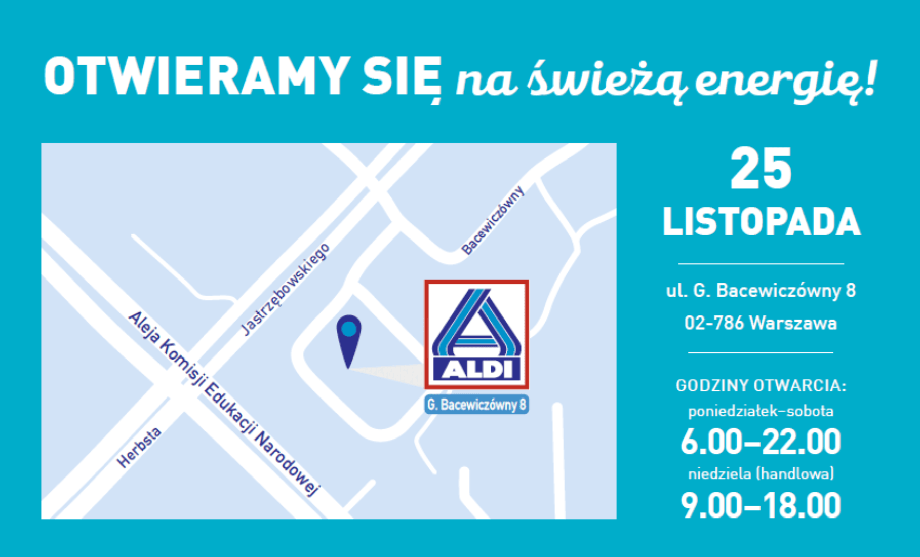 Nowy sklep ALDI w Warszawie