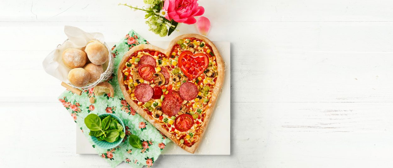 Pizza w kształcie serca