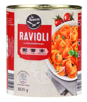 LA FINESSE Ravioli Niska cena w ALDI